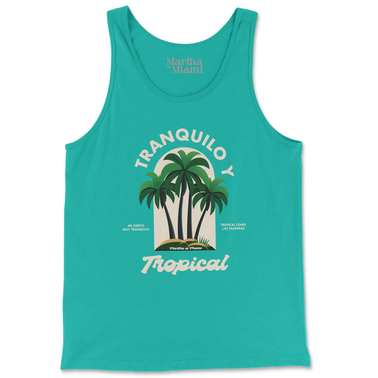 Tranquilo Y Tropical Tank - Men – Martha of Miami
